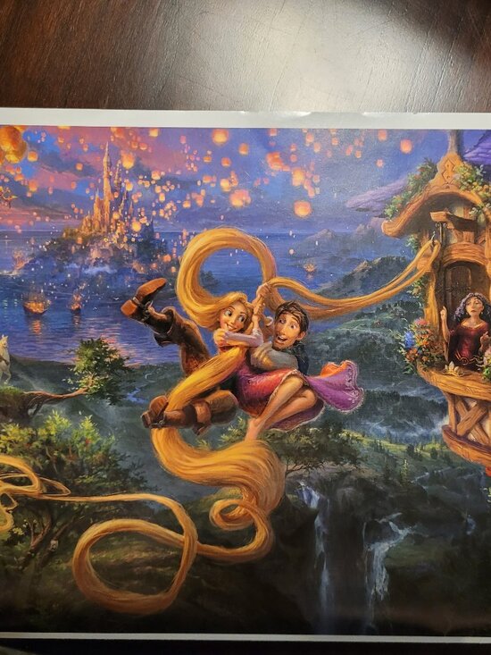 Toys | Disney Thomas Kinkaide Tangled 50 Pc Puzzle | Poshmark